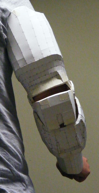 papercraft: Papercraft Iron Man Suit - Arm Parts (wearable series)