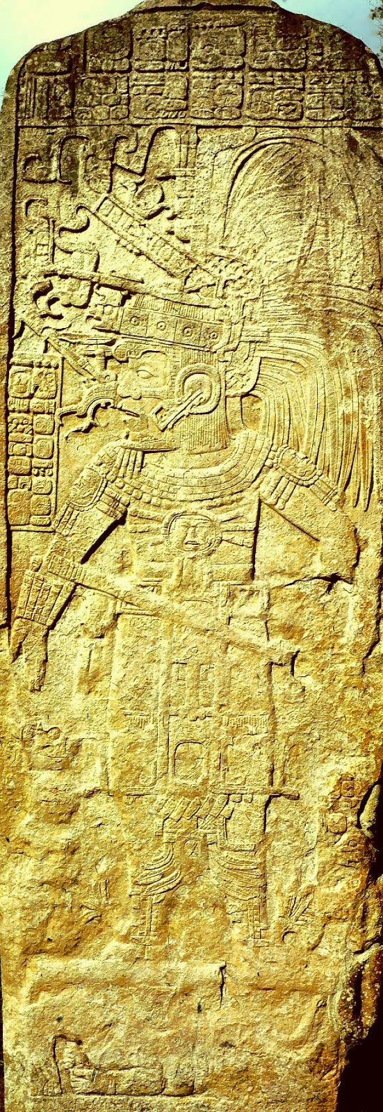 Przed Kolumbem: O czym pisali Majowie: Stela 11 z Seibal