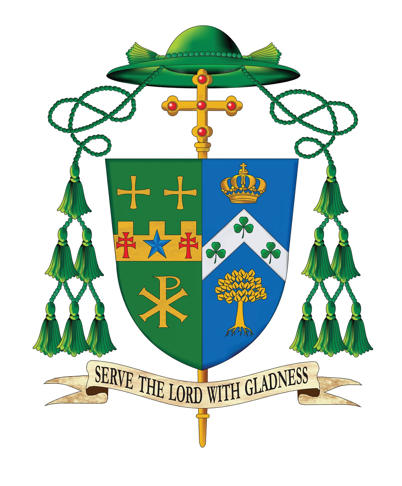 Journey Thoughts, revisited: Coat of Arms of Bishop Edward C. Malesic ...