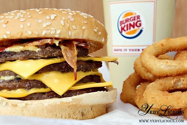 Burger King's Quad Stack Burger | YedyLicious Manila Food Blog in the ...