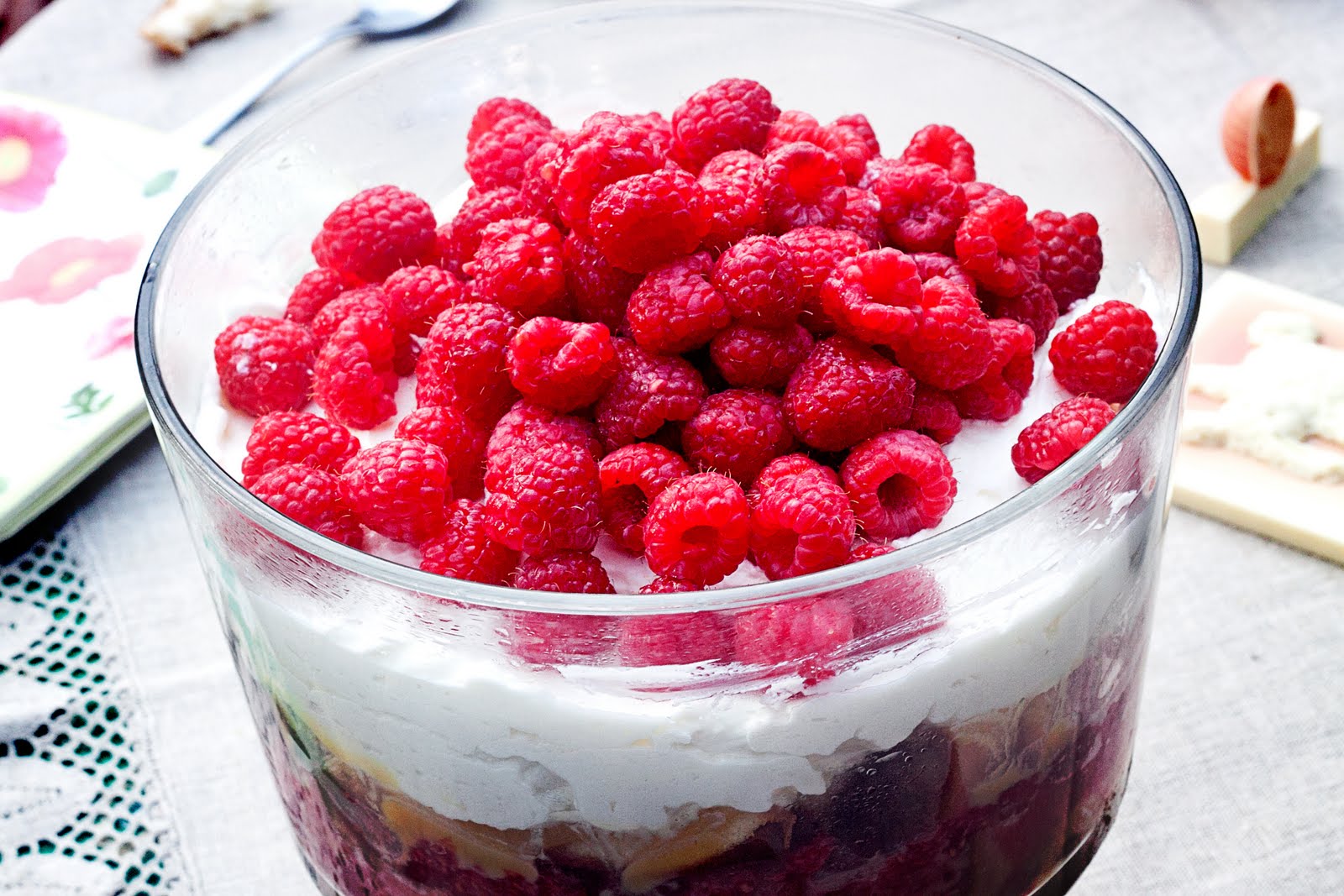 paiges of style: Easy Raspberry Lemon Trifle