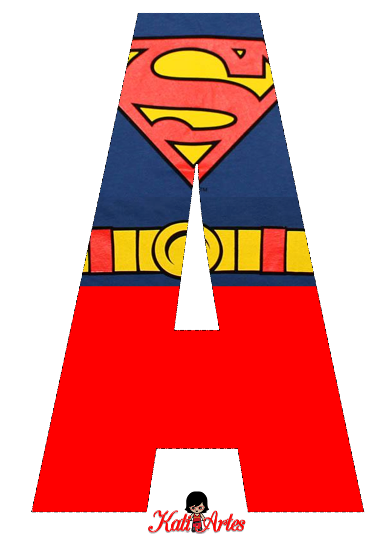 Lindo Alfabeto de Superman Gratis. - Oh my Alfabetos!