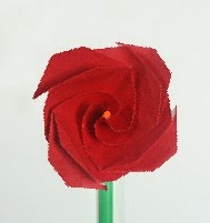Omuta Rose - Easy Origami instructions For Kids