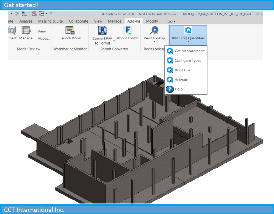 Revit Add-Ons: BIM BOQ Quantifier – Bill of Quantities