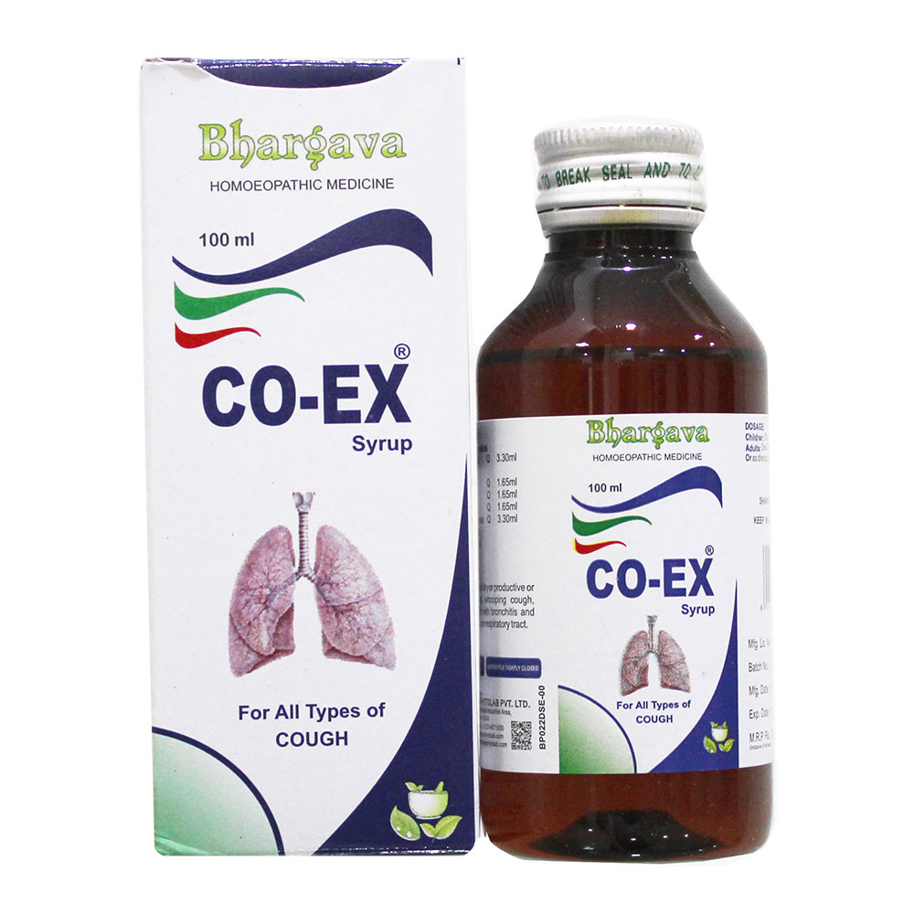 CO-EX - Cough Syrup ~ Homoeopathic Medicine by Doctor Bhargava
