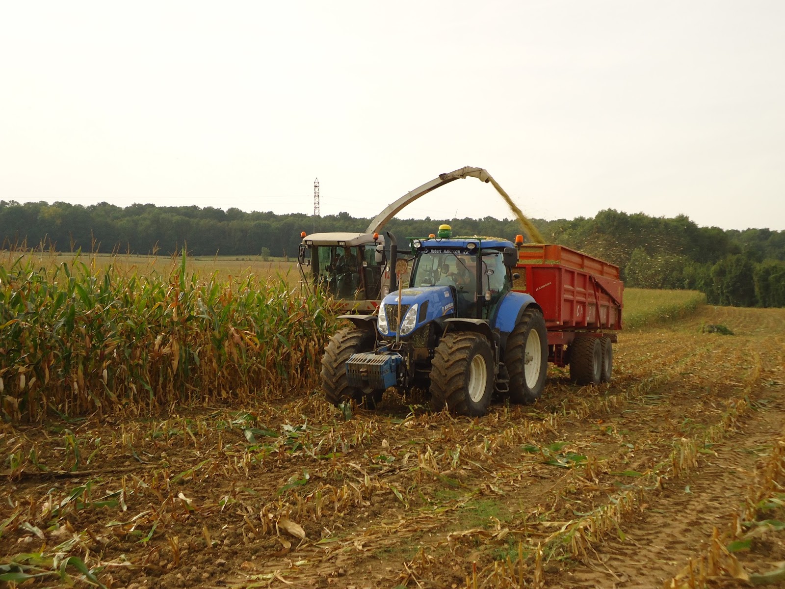 CREZANCY travaux pratiques 2016-2017: Maïs ensilage : récolte du 22/09/2016