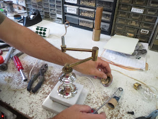 Lamp Parts and Repair | Lamp Doctor: Swivel Arm Table Lamp with Turn ...