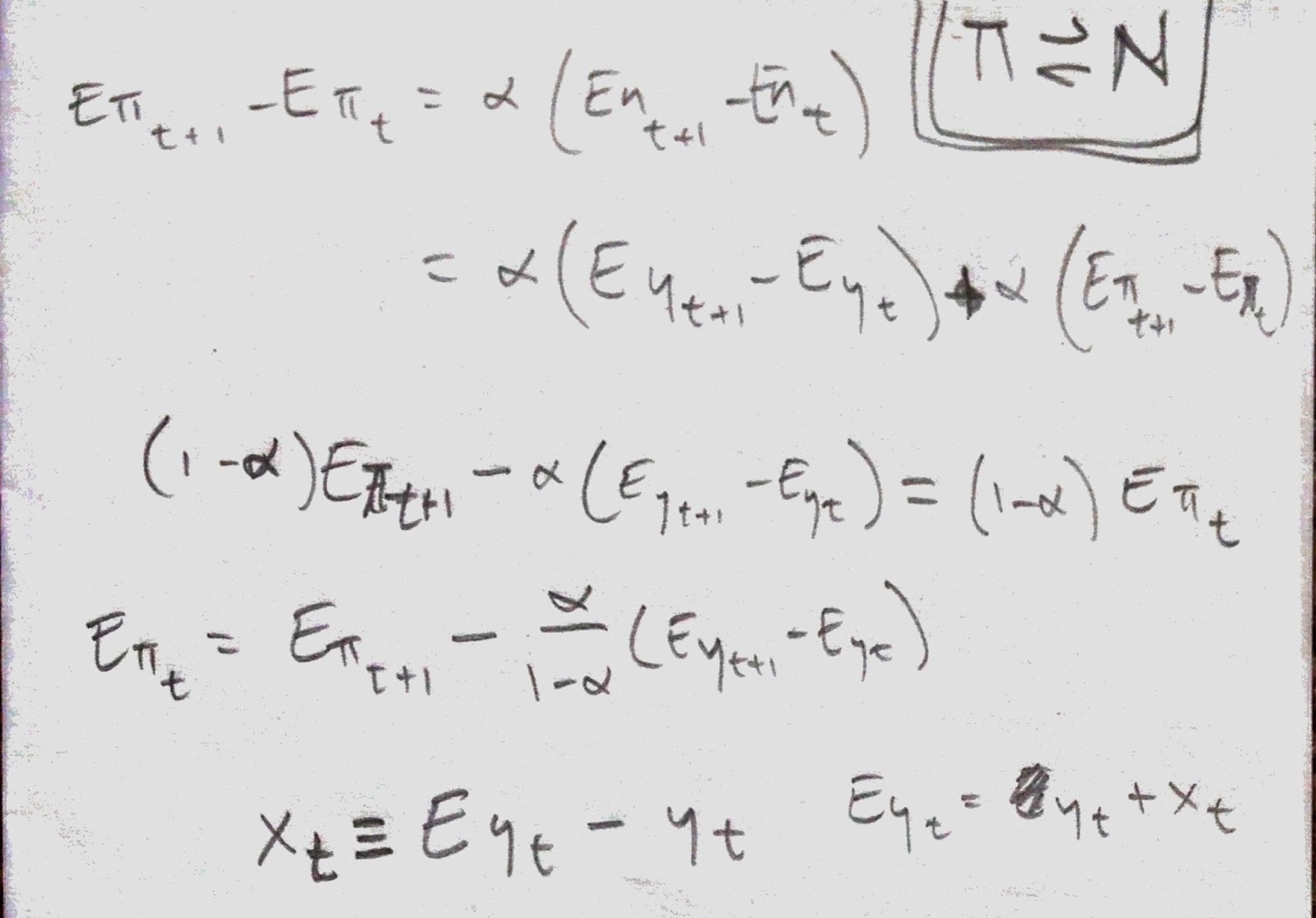 Information Transfer Economics: DSGE, part 4