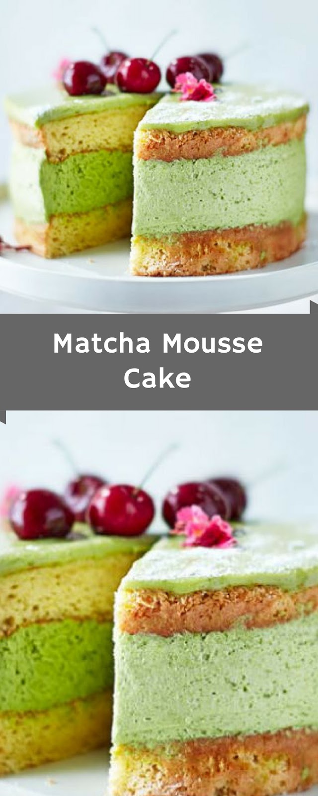 Matcha Mousse Cake | Home Delicious Recipe