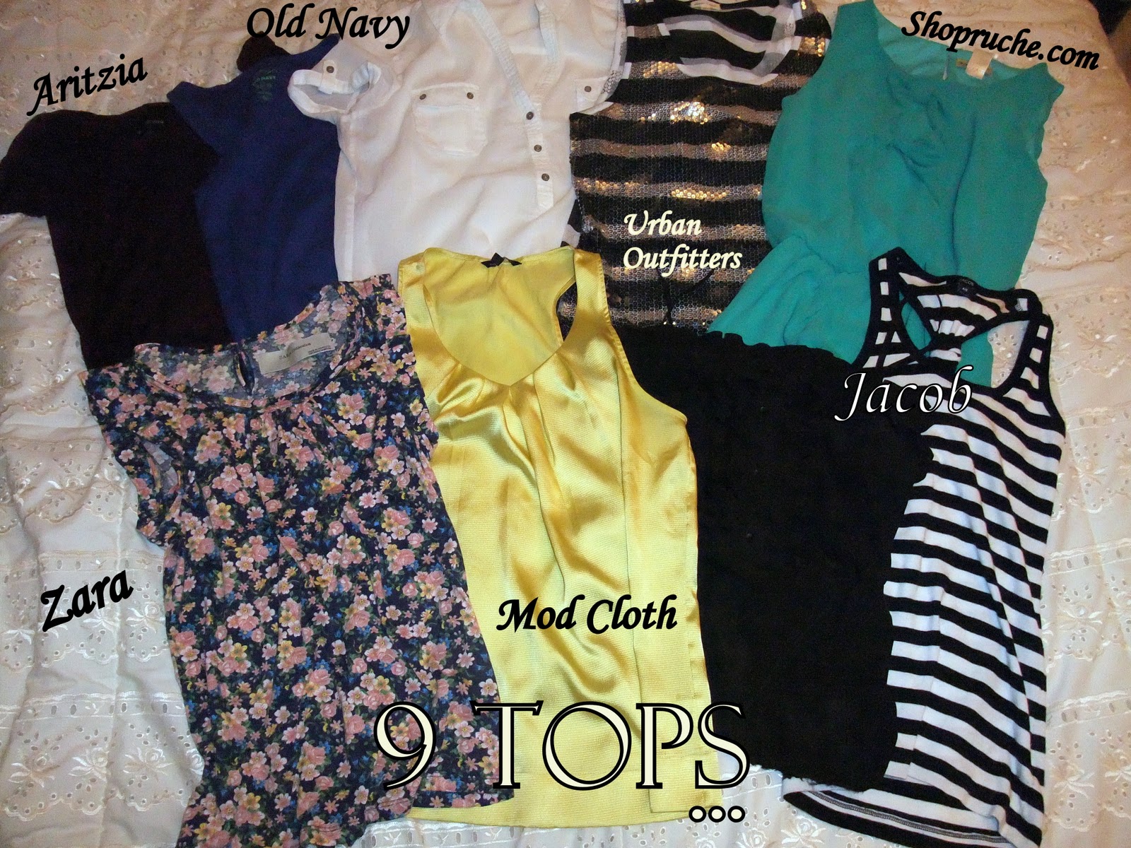 Melissa Cartier: My 30 items