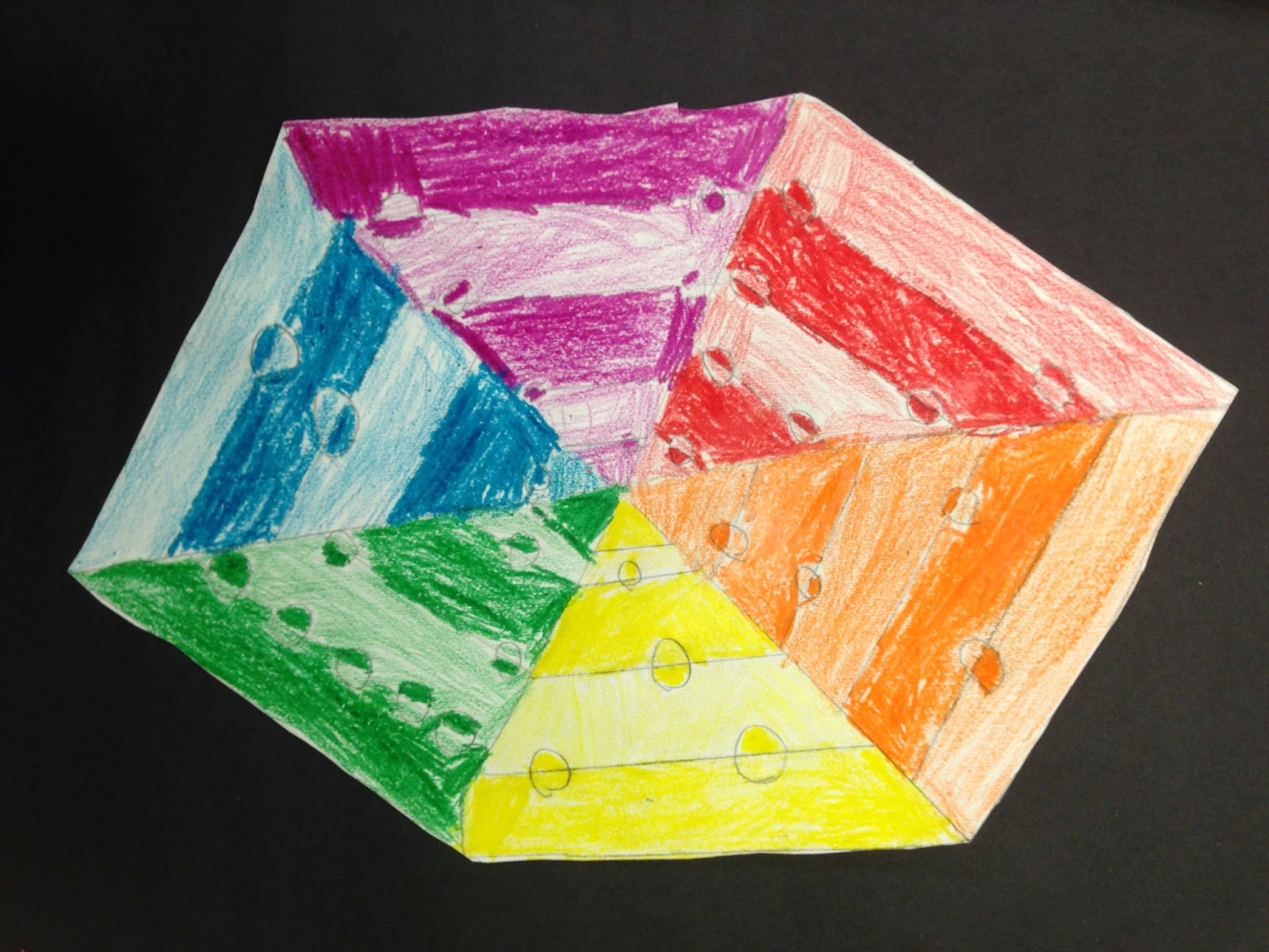 One Point's Perspective: 4th Grade Color Wheels