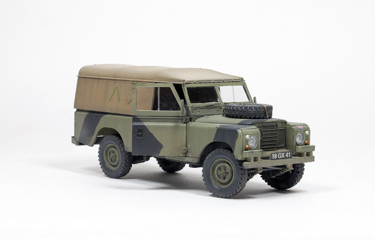wyskalowani: [1/35] Land Rover - Armia Brytyjska