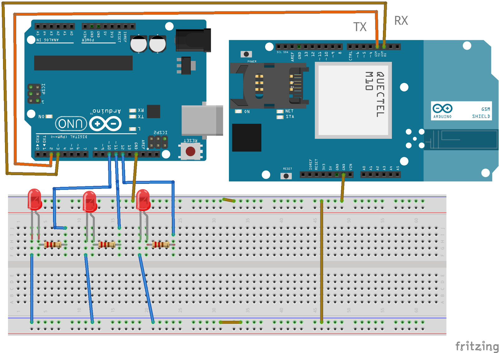 Project-Project Elektronika: [SMS-Arduino] Kendali I/O Arduino via SMS
