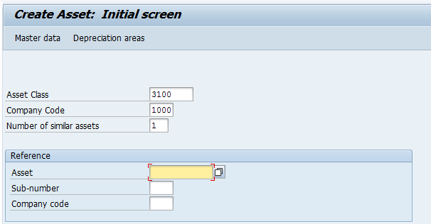 Asset Accounting Configuration In SAP-ERP