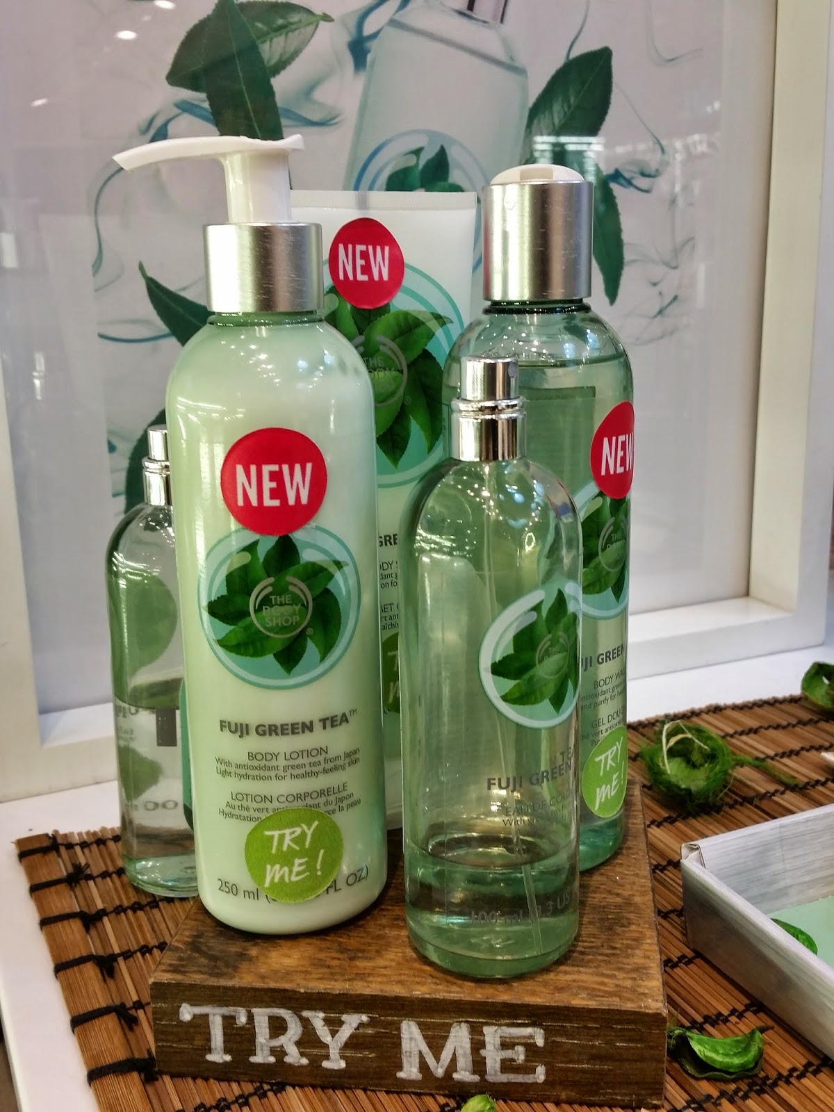 Life in Kuwait Blog: Green Tea Ceremony line from The Body Shop