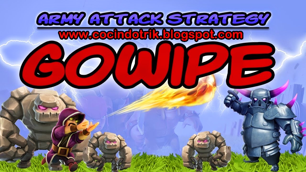 Komposisi Pasukan Gowipe: Golem Wizard Pekka