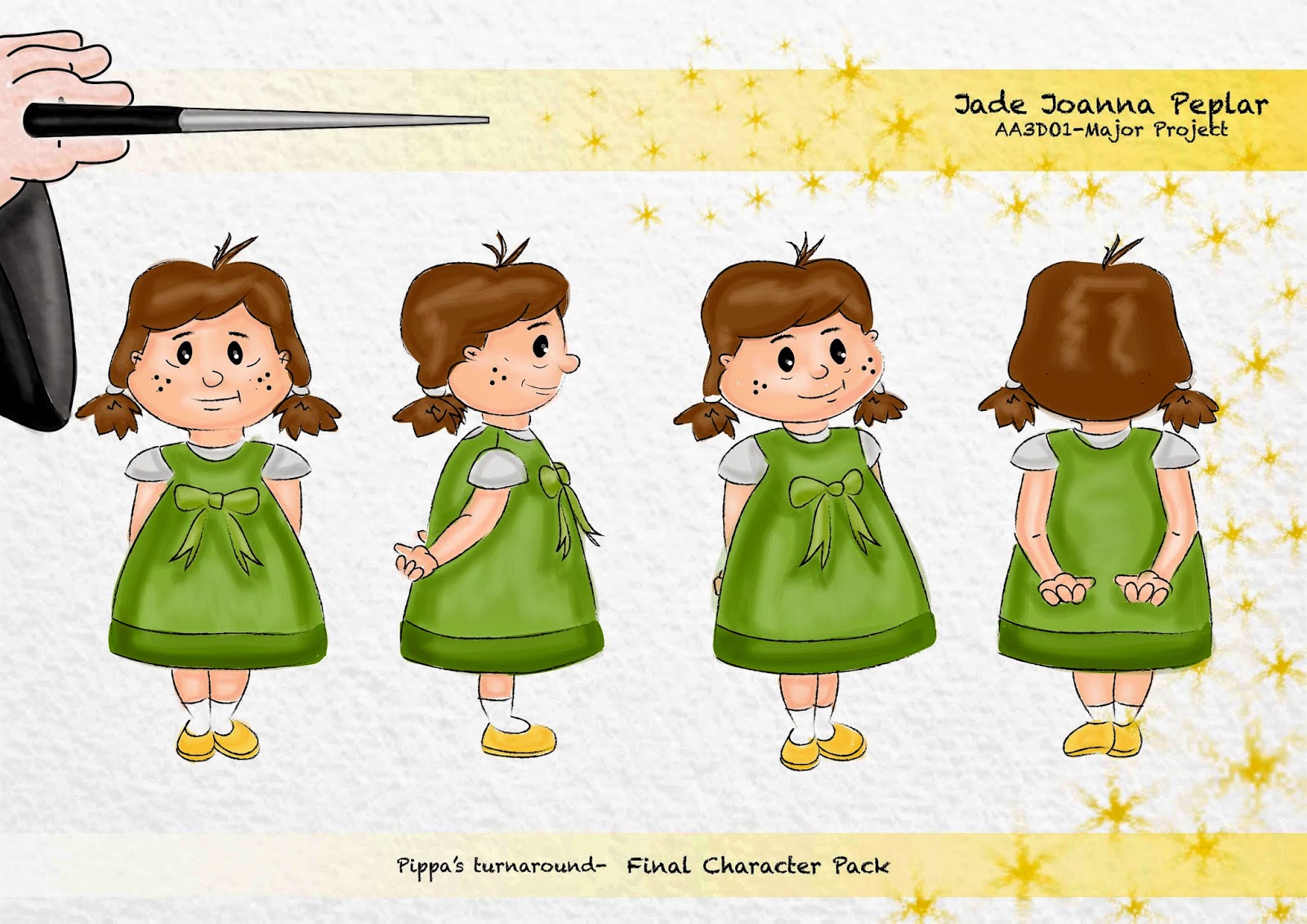 Jayde Joanna's art : Major Project-'Pippa's' Character Pack