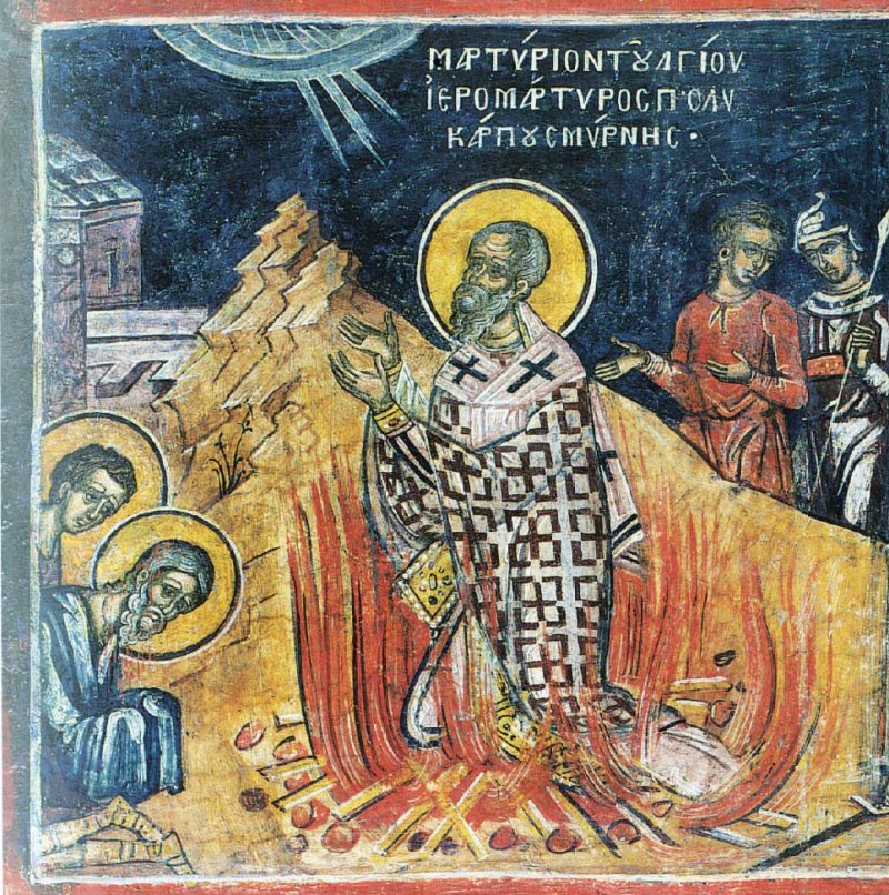 Ελεος: San Policarpo, Obispo y Mártir