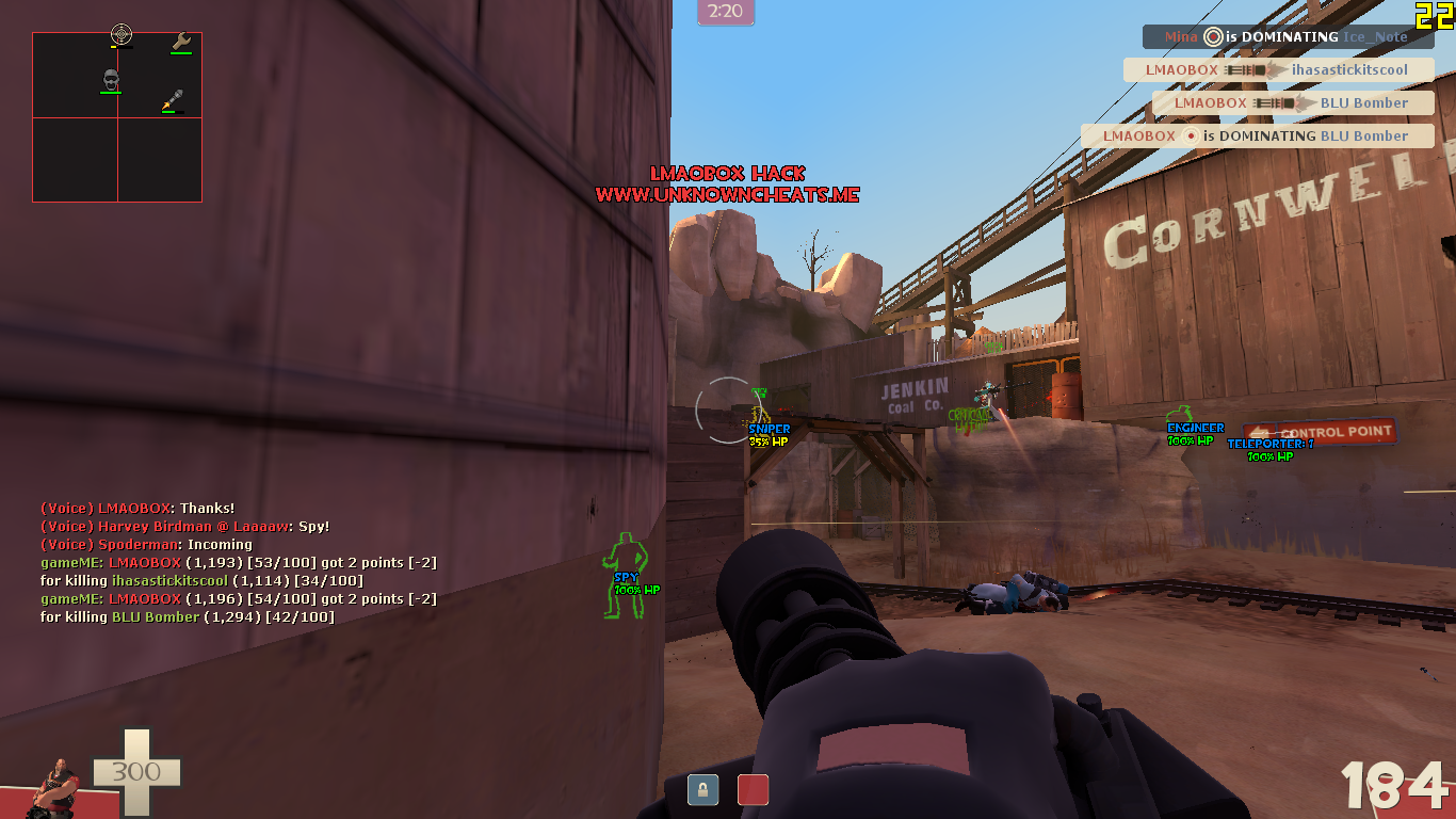 FUD Gaming Hacks: Team Fortress 2 LMAOBOX Hack