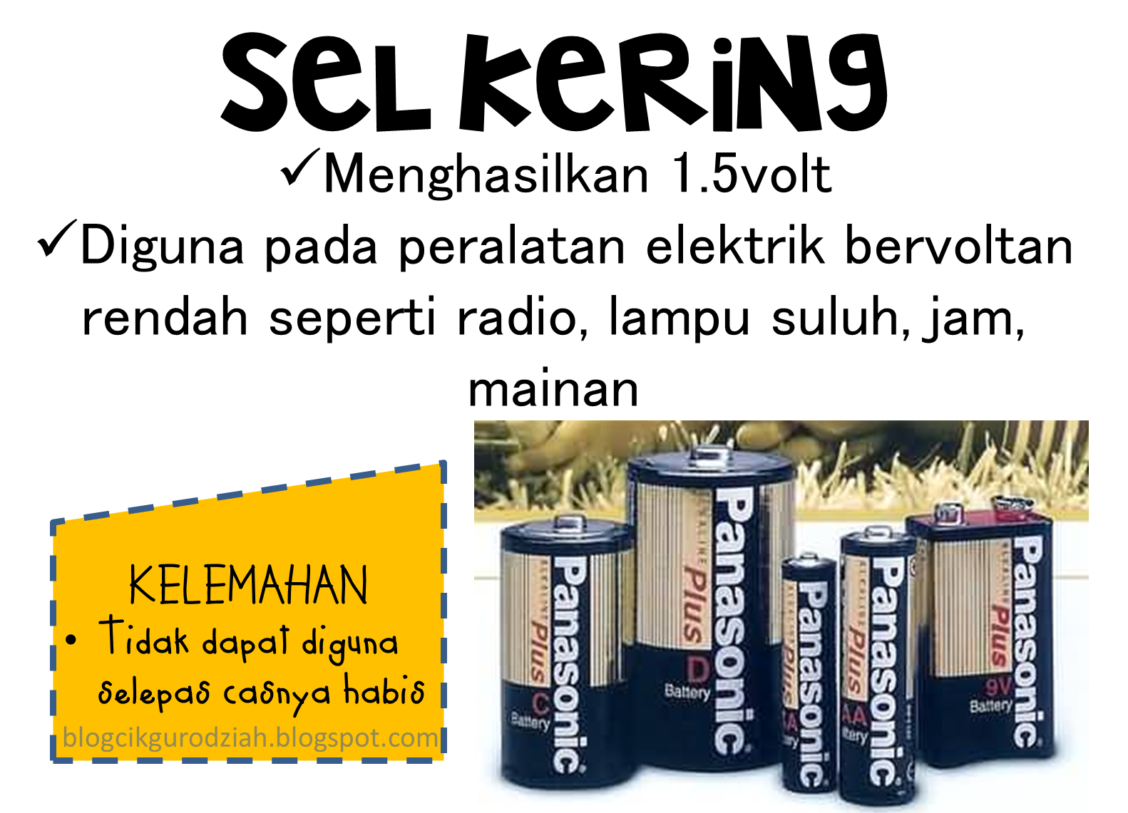 blog cikgu rodziah: Sumber Elektrik
