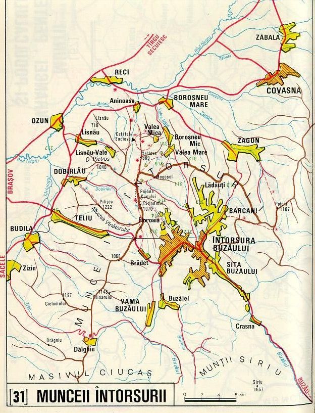 Harta Trasee Montane: Harti turistice trasee montane