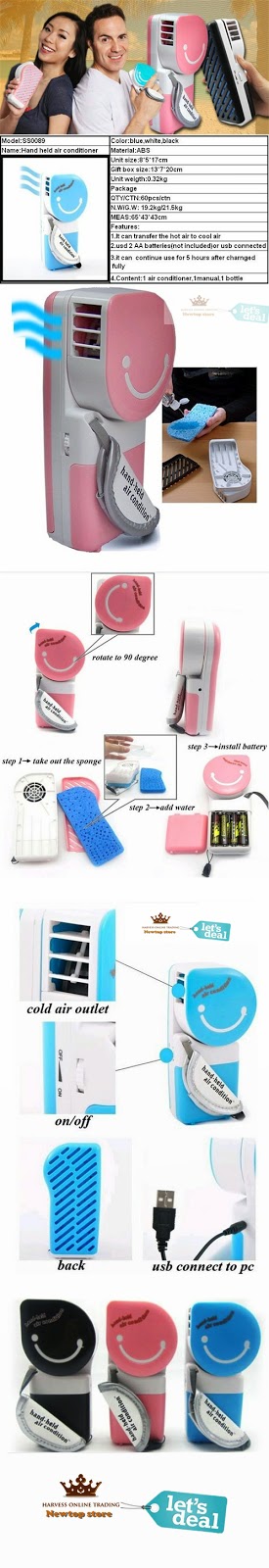 SMART GENERATION: PROMOSI HAND HELD AIR CONDITIONER (MINI AIRCON ...