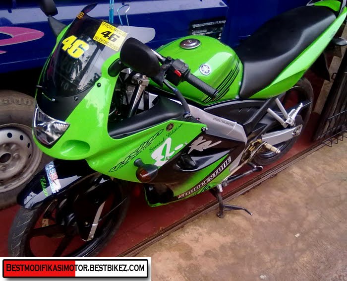 Modifikasi Yamaha Vixion Fairing Ninja RR - Gambar Modifikasi Motor Terbaru
