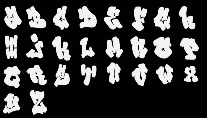 Graffiti Fonts Bubble | Grafiti Art Design