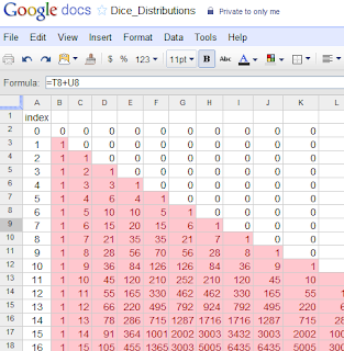 Giant Battling Robots: Dice Distributions Revisited