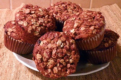 Seasonal Eating: Applesauce Multigrain or Oatmeal Muffins