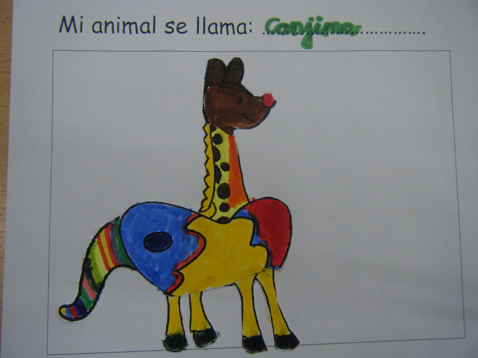 Aula de desarrollo de capacidades: Inventamos animales