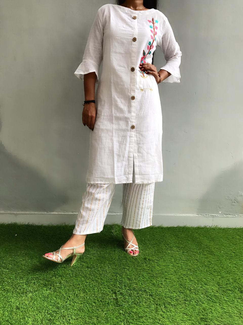 Block printed cotton suits