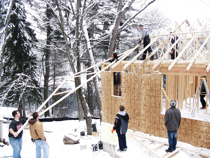Applestone Cottage: Building a house with High School kids!
