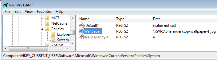 How to apply desktop wallpaper using Group Policy