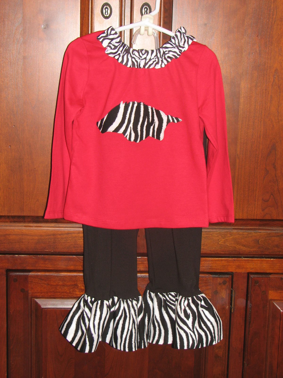 ruffles and reptiles: Custom Arkansas Razorback Outfit with Zebra or ...