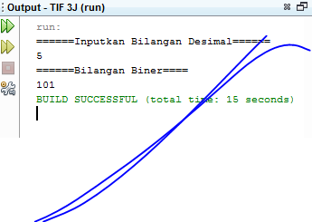 Program java konversi Bilangan Desimal ke Biner Metode Stack - Dhanjunkie21