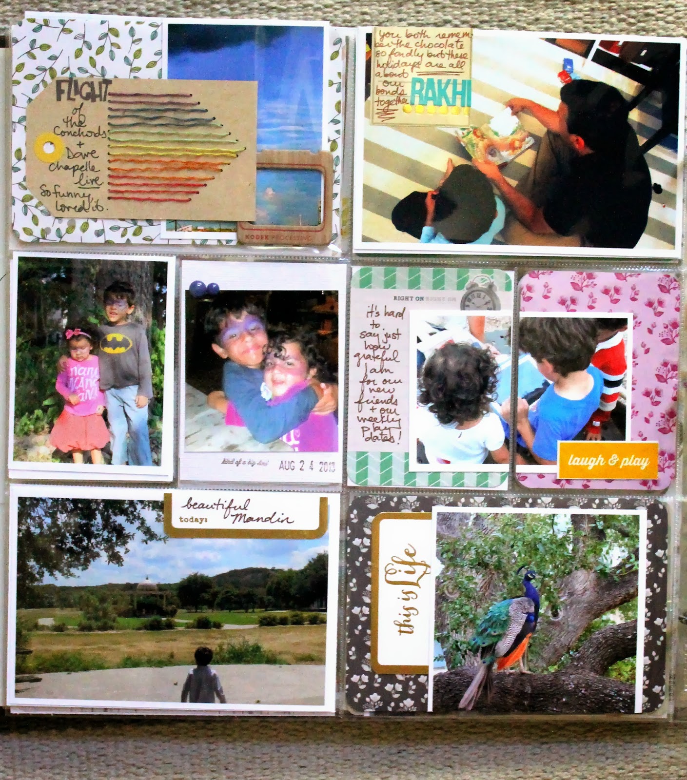 Rainbow Scrapbooks: Project Life | Stick Together