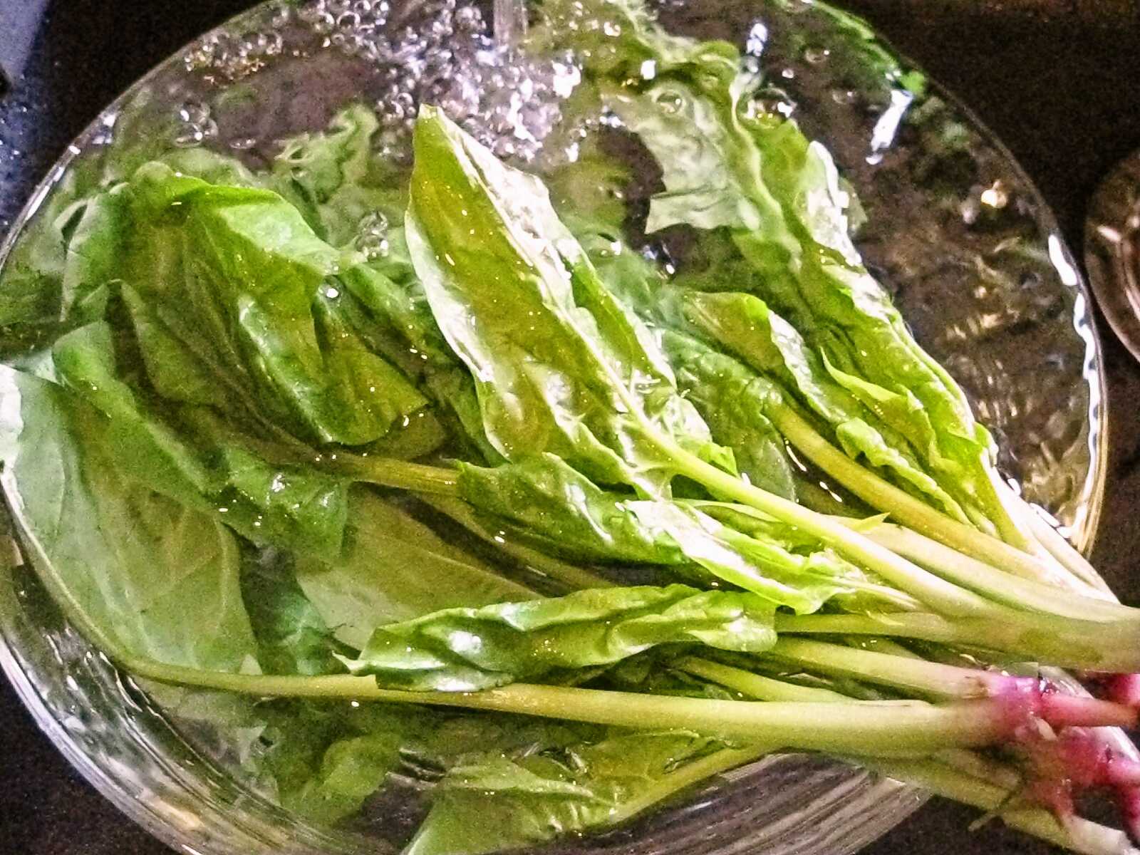 Recipes for Tom: Blanching spinach