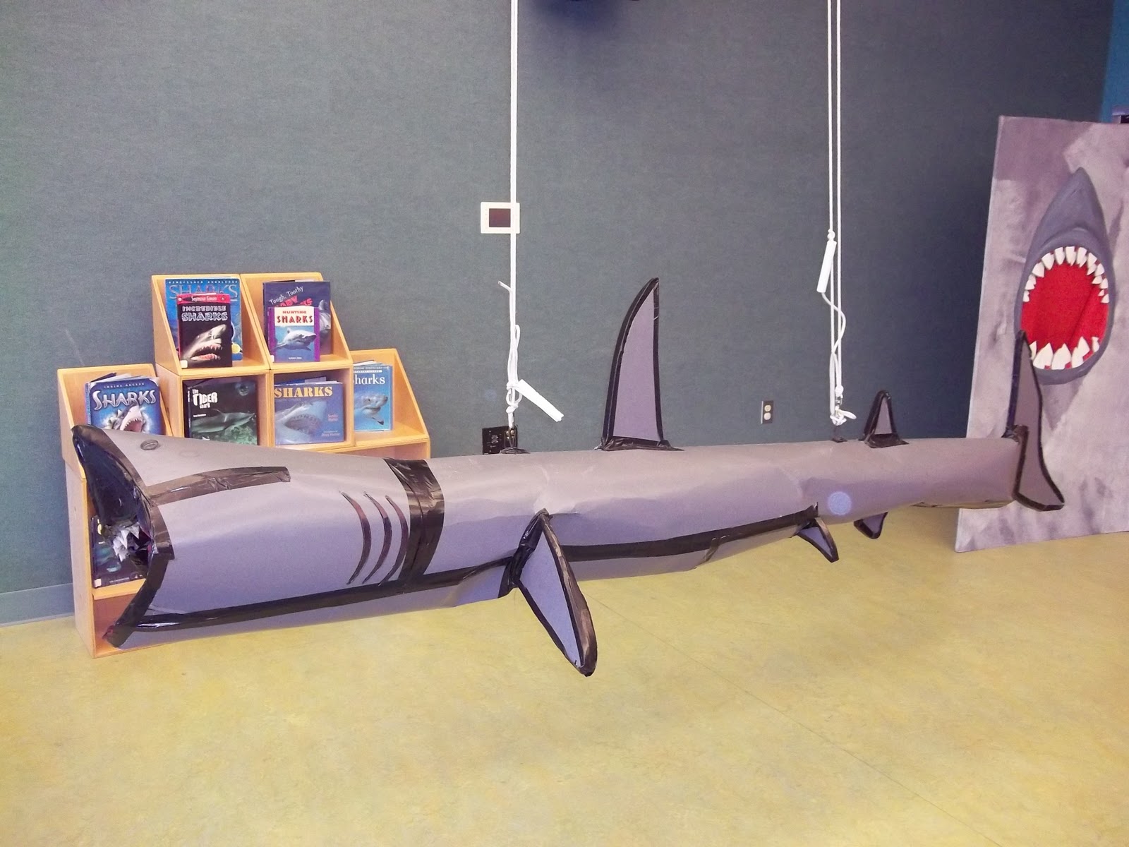 Here On Hartland: Sharks!! More Library Fun