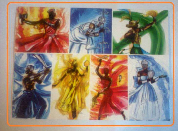 Cards of the World: Orixas.Orisha-Brazil Card of Tradition