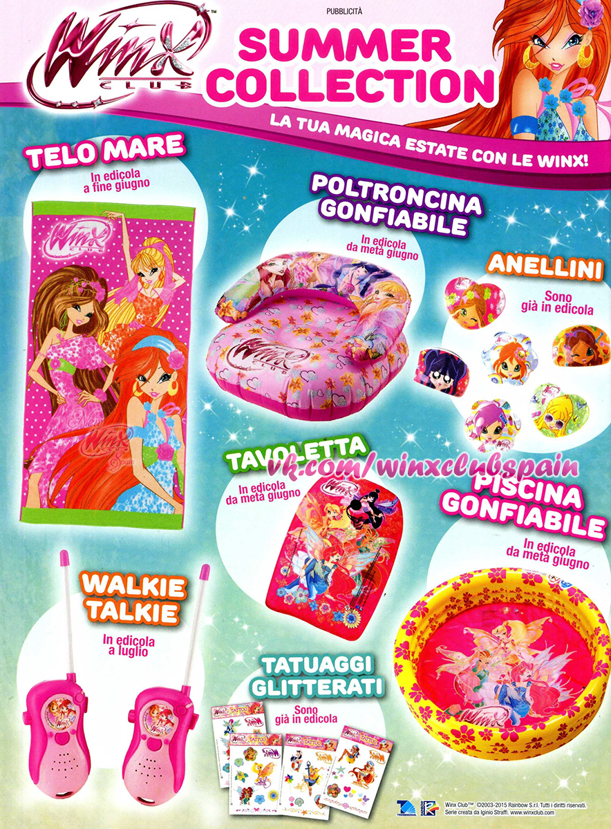 New Winx Club Summer collection in Italy! - Winx Club All