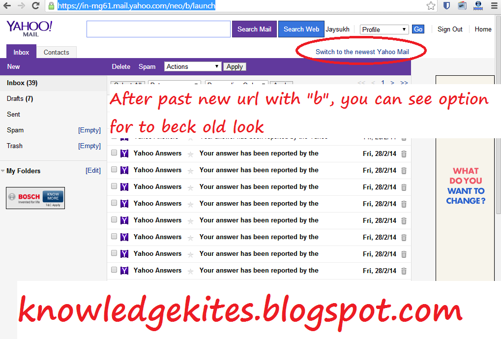 Buy Cheapest Hosting: How To Switch Yahoo Mail Old Look | Open Yahoo Mail On Slow Internet ...