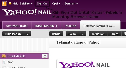 Cara Membuat Email di Yahoo | Sekilas Populer