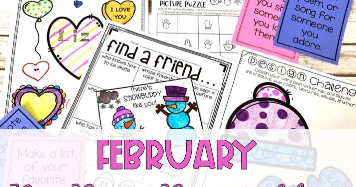 February NO PREP Printables & Activities for Valentine's Day ...