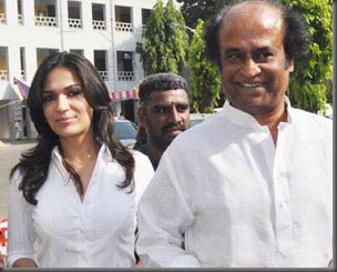 Watch Your Favorite: Super Star Rajinikanth with his daughter Soundarya