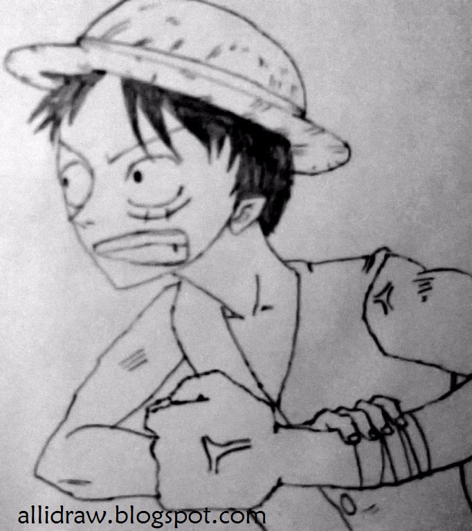 Sketches of Monkey D. Luffy - My Sketchbook | allidraw | Sketches by ...