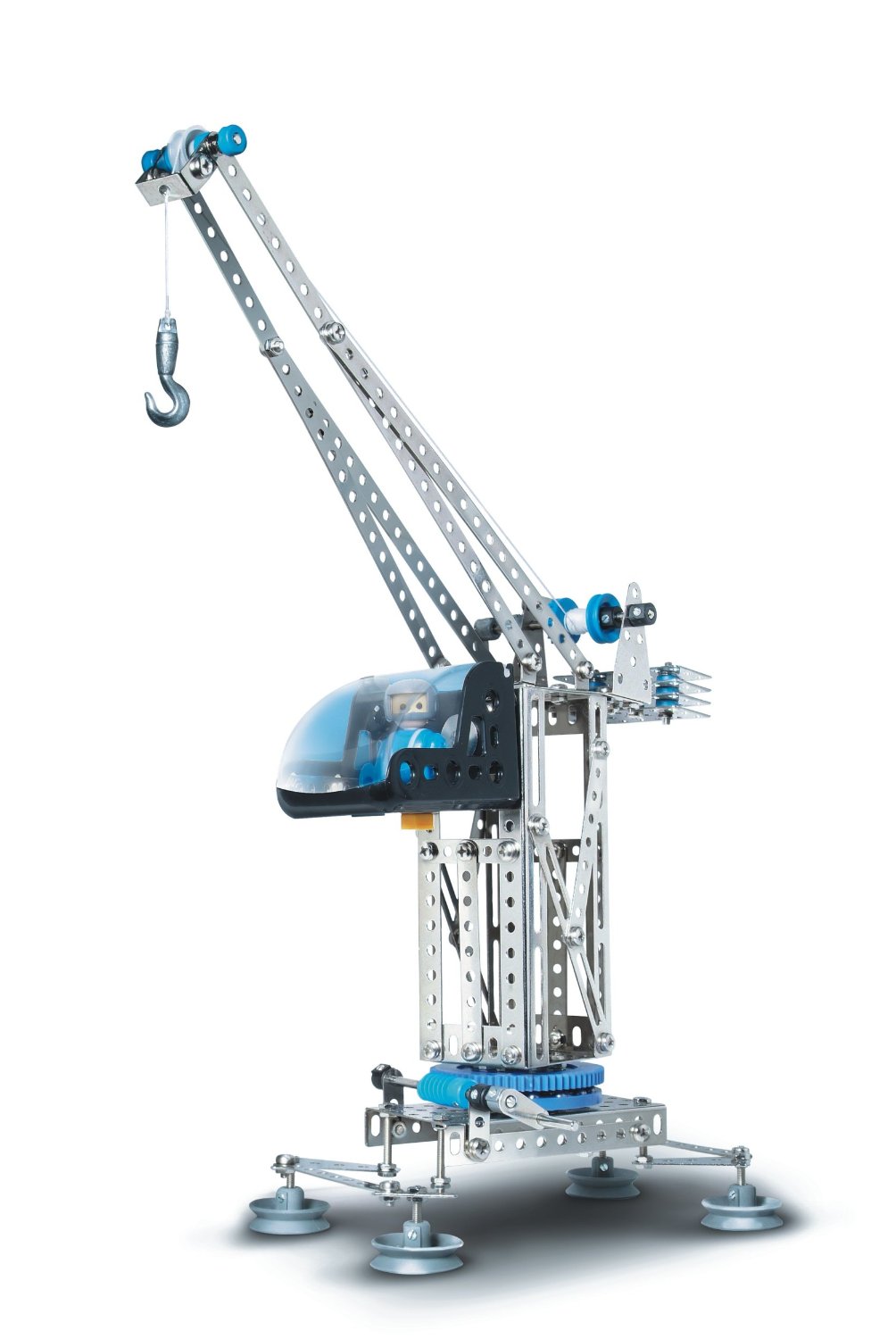 BLOG DOS BRINQUEDOS: Eitech Building Site Cranes Metal Building Kit
