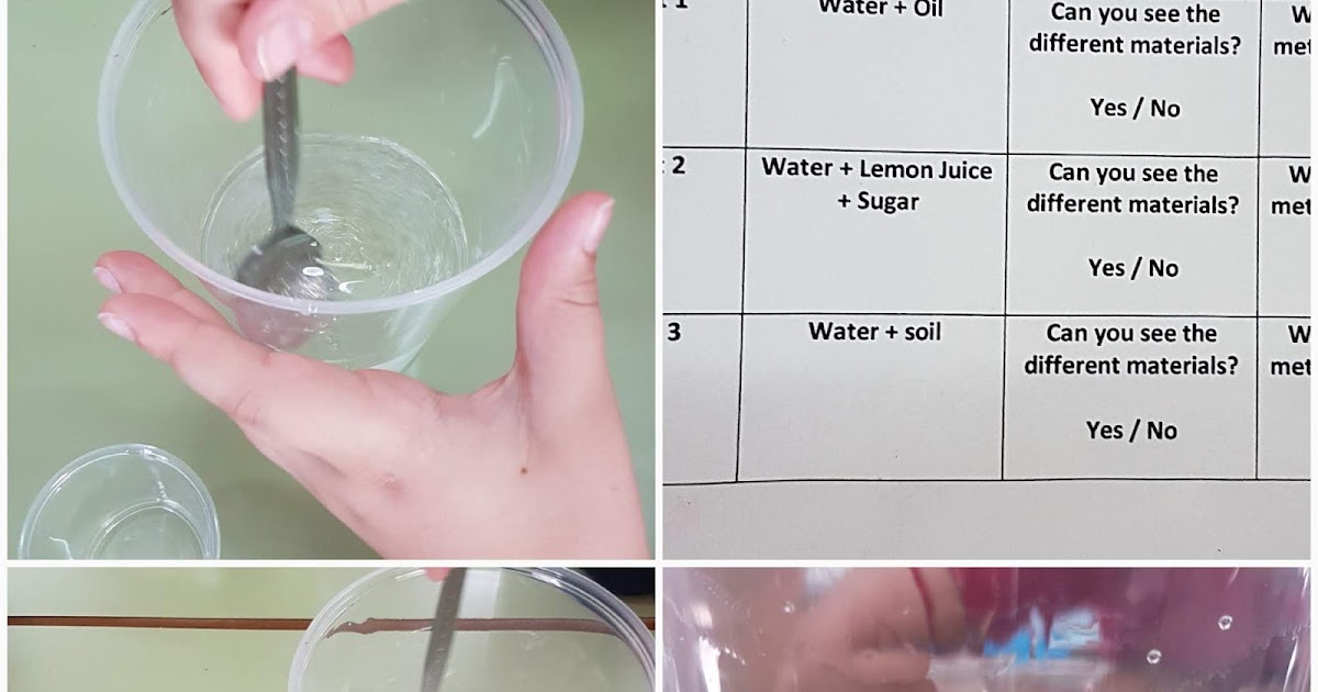 PLURILINGÜISMO: Natural Science. Mixtures. 3RD Grade Primary