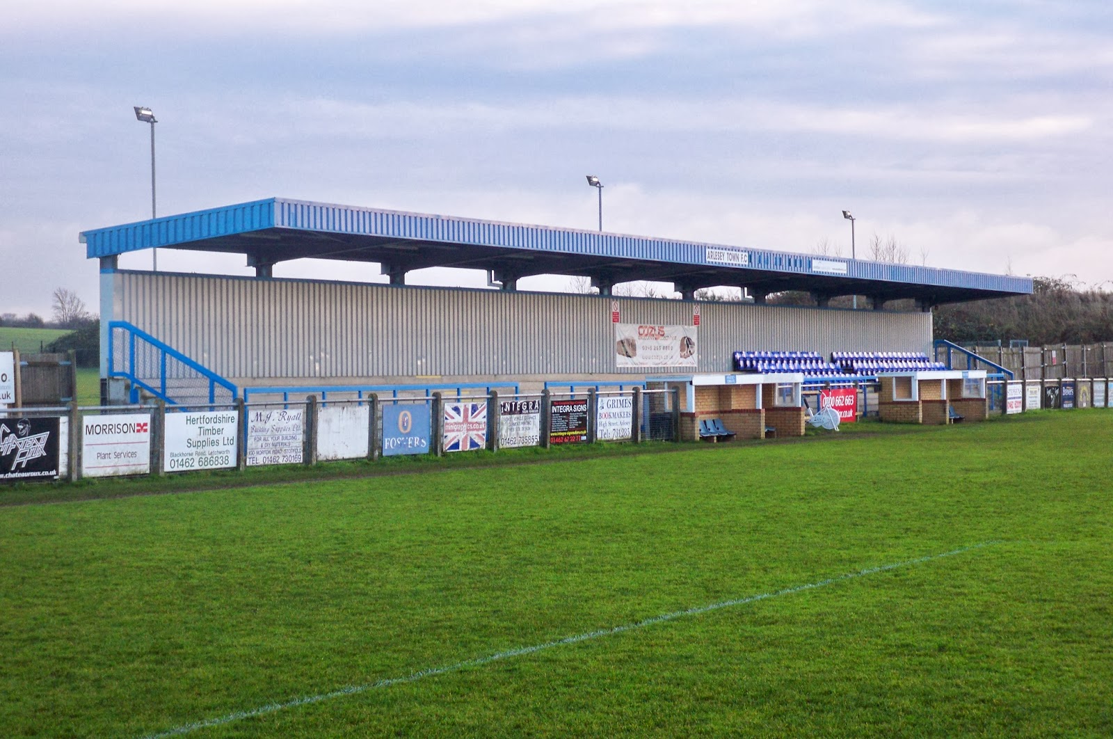 Football Grounds visited by Richard Bysouth: Arlesey Town FC