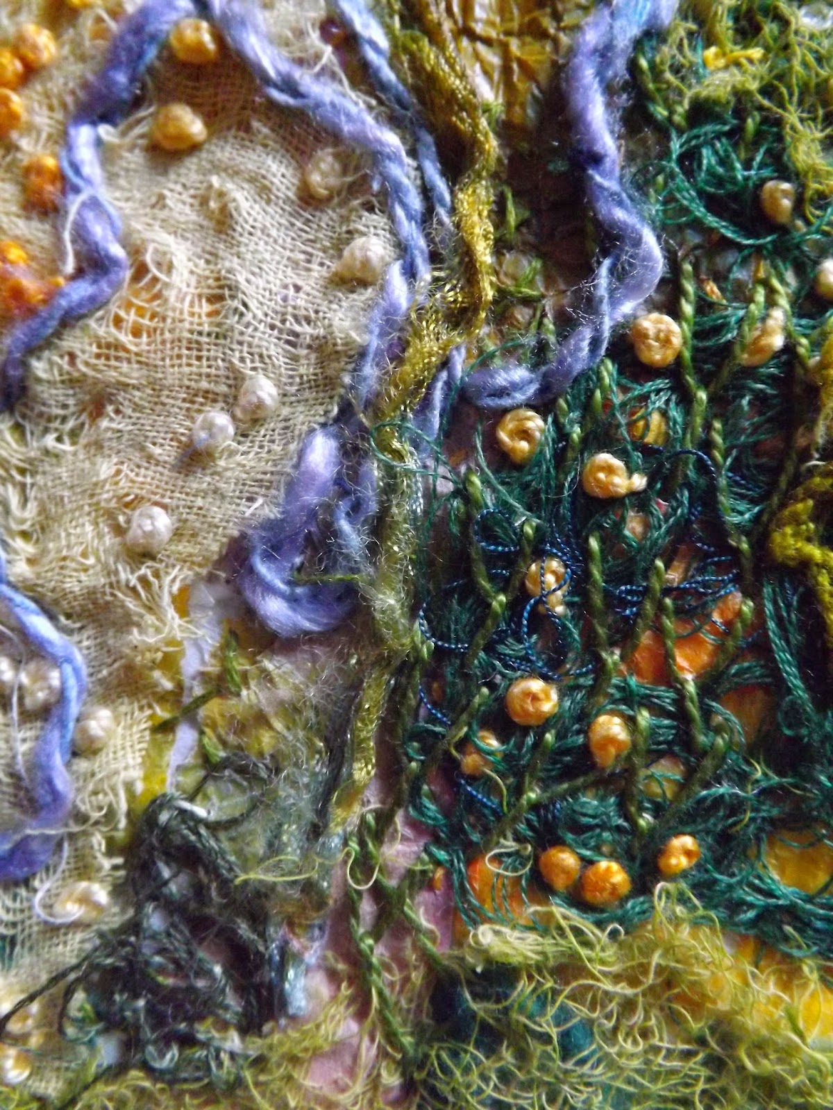 Pat Kelly - Textile Artist: Lichen textiles